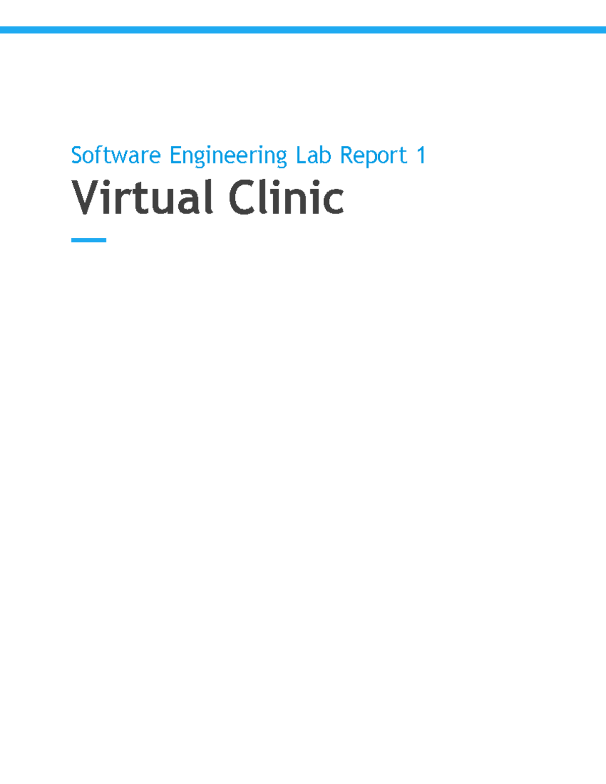 Process Models Tools Software Engineering Lab Report 1 Software Engineering Lab Report 1