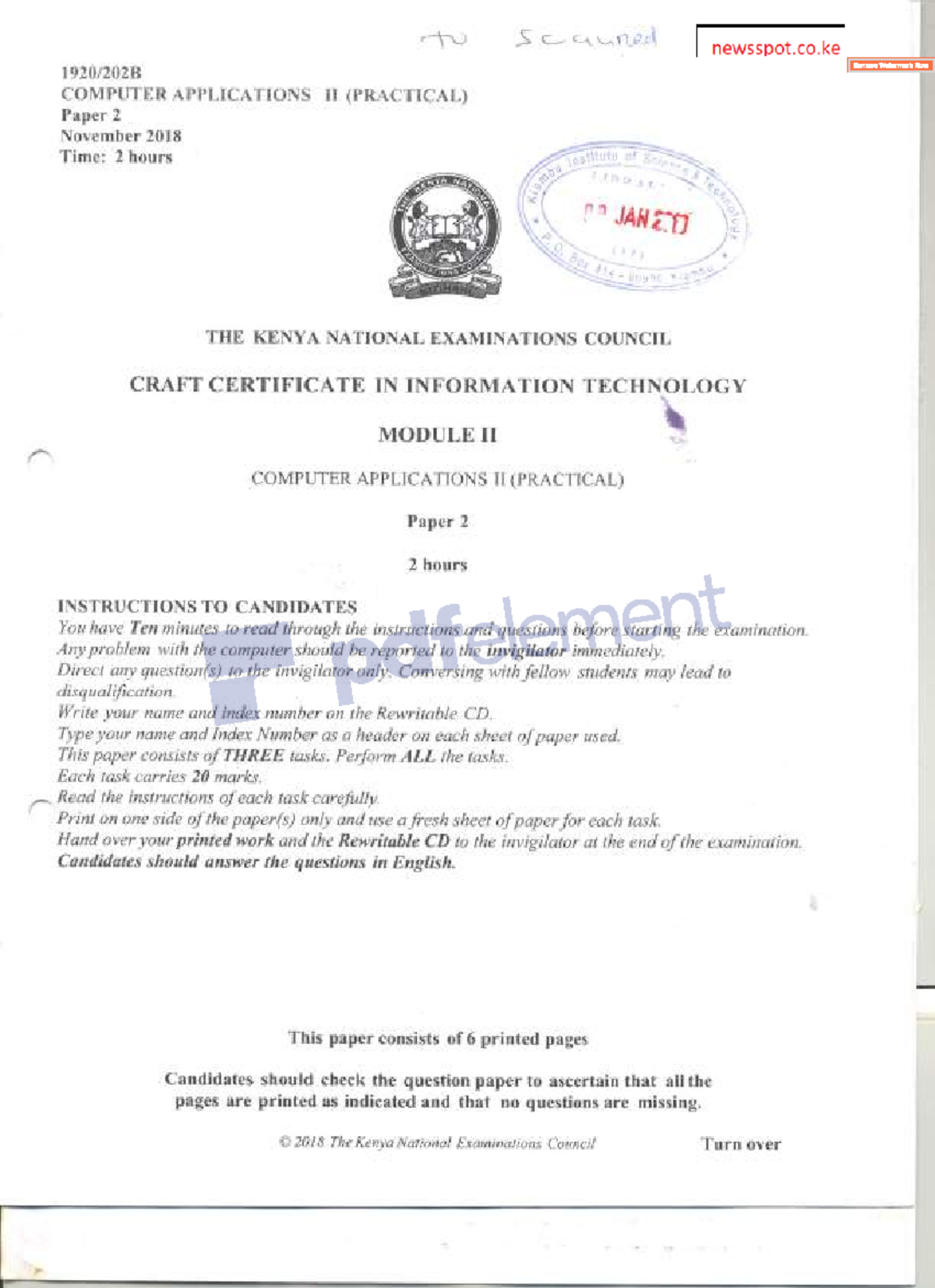 2018 nov-Copy-23 ca - Past papers - Information Communication ...