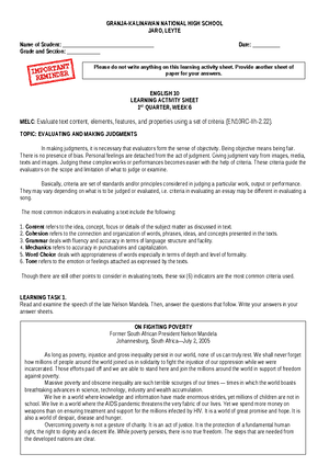 TRF Objective 6 - POSSIBLE TRF QUESTIONS with ANSWER Objective 6 ...