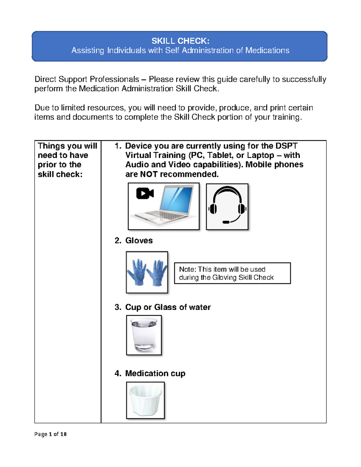 Skill Check Guideline v3 Dec 2022 - SKILL CHECK: Assisting Individuals ...