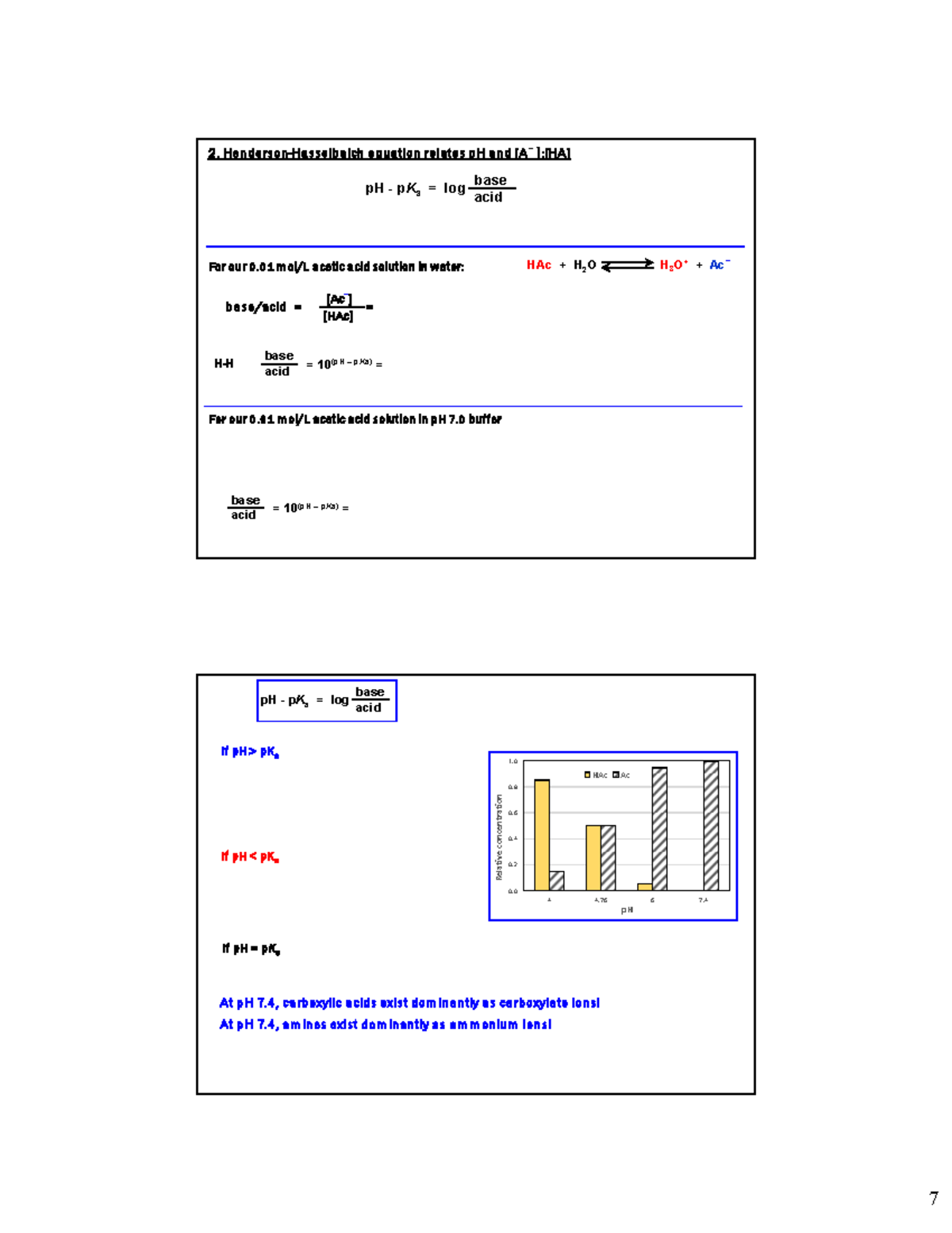 Basic Bio Chemistry 3 - Bio chem lecture notes 3 - 2. Henderson ...