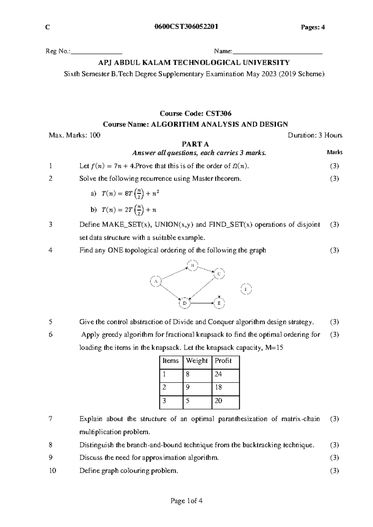 QP May 2023 - dfasdfsdf - 0600CST Course Code: CST Course Name ...