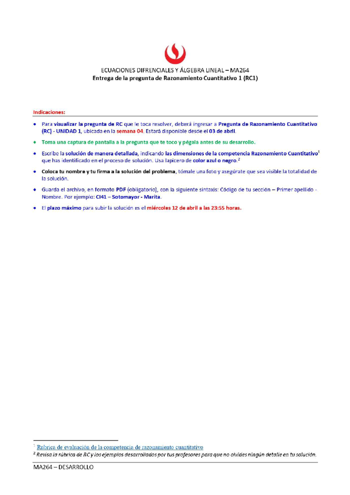 CS46-Ccanchi-Myrian - RC1 - costeo de operaciones - Studocu