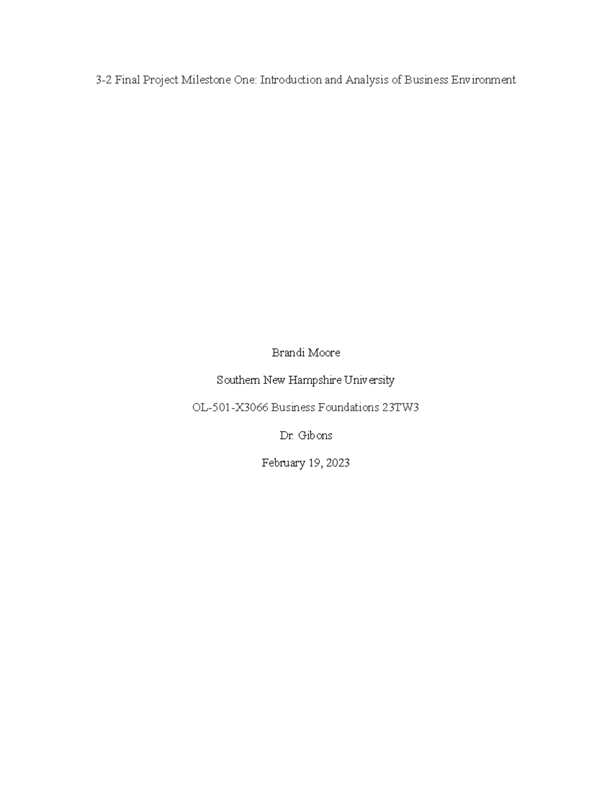 3.2 Final Project Module 1 - 3-2 Final Project Milestone One ...