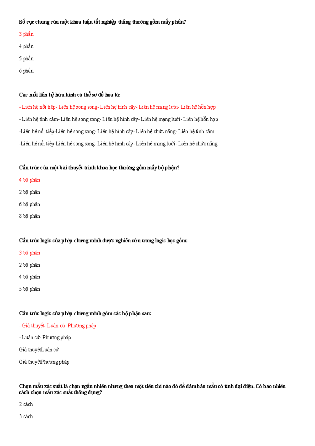 EN05 - Phương pháp luận nghiên cứu khoa học - EHOU - Bố cục chung của ...