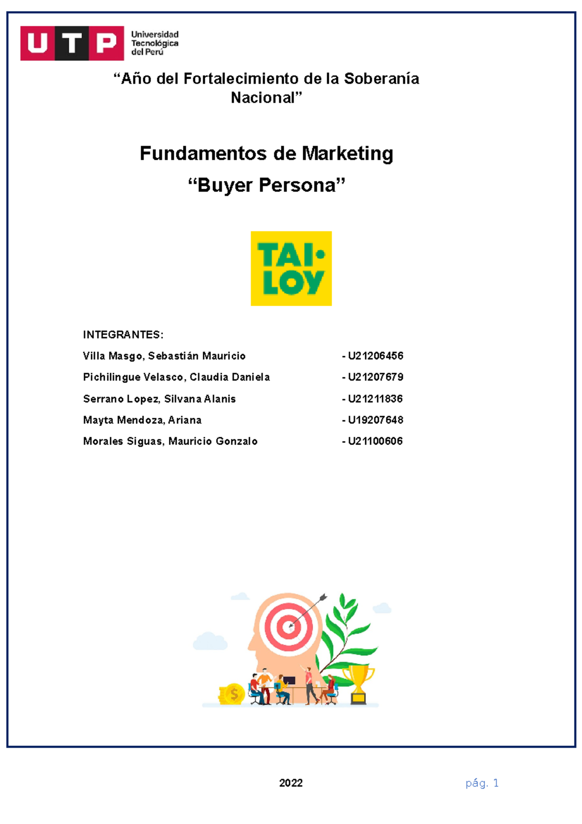 Buyer Persona FM - “Año del Fortalecimiento de la Soberanía Nacional ...