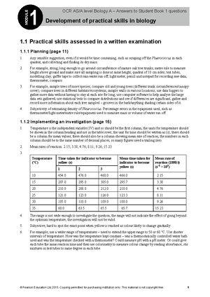 Biololgy OCR A Level PAG12 - PAG 12 Investigating the rate of oxygen ...