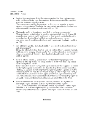 8-1 Short Paper - HCM-345 - 1 Module 8 Short Paper Danielle Doucette ...