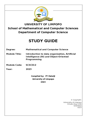 285 OOPS lecture notes Complete - Object Oriented Programming Using C++ ...