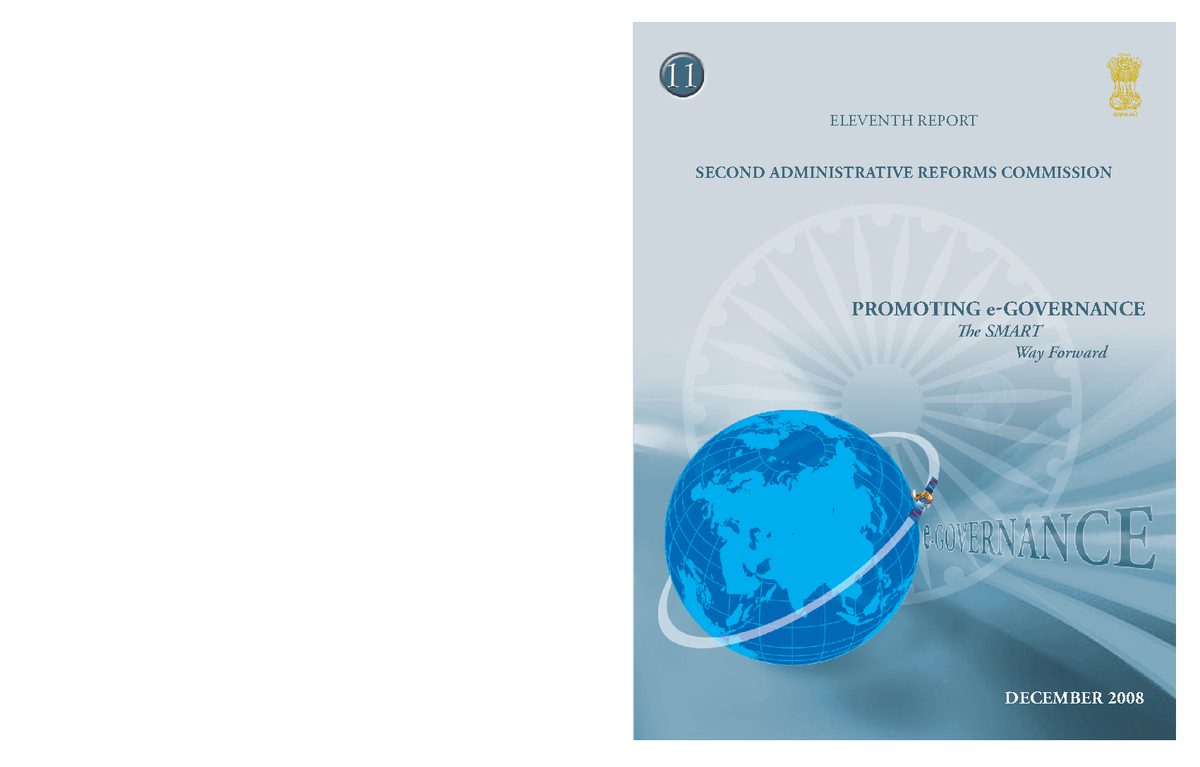 2nd ARC Report 11 Promoting E Governance - DECEMBER 2008 11 ELEVENTH ...