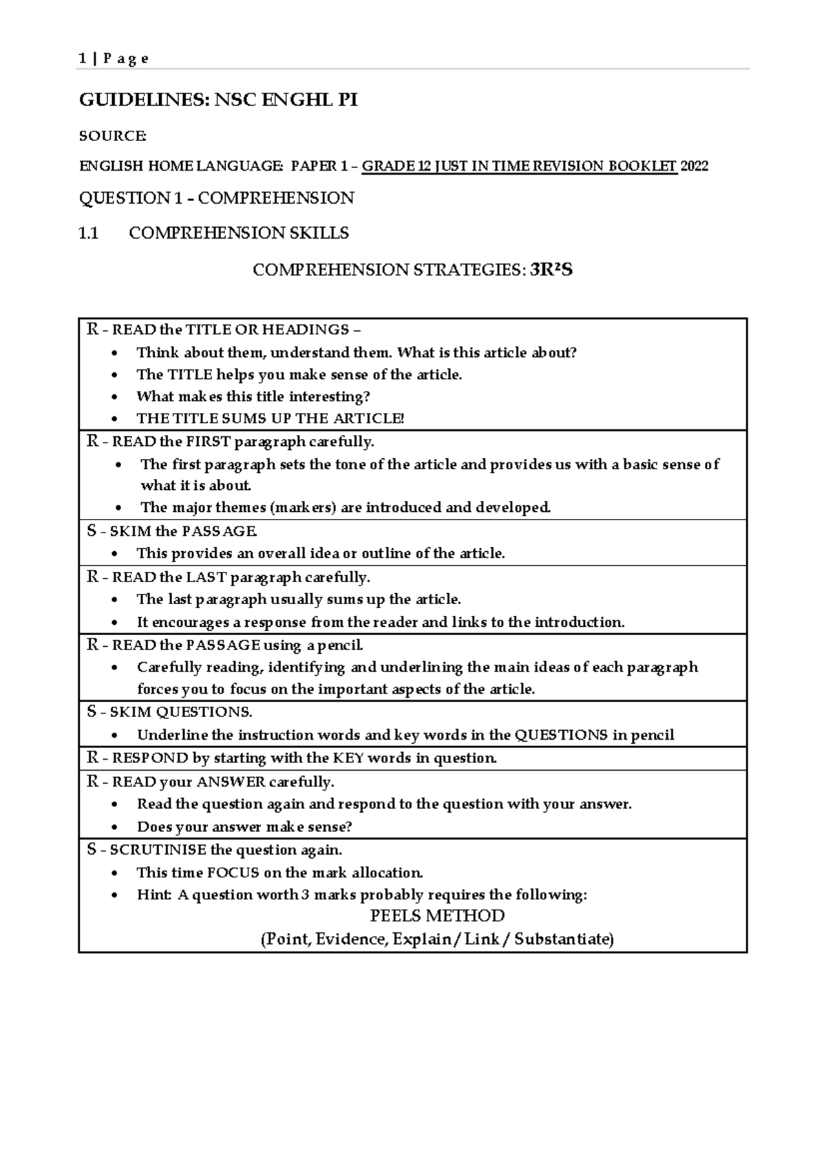 1 Guidelines. Comprehension NSC P1 docx - GUIDELINES: NSC ENGHL PI ...