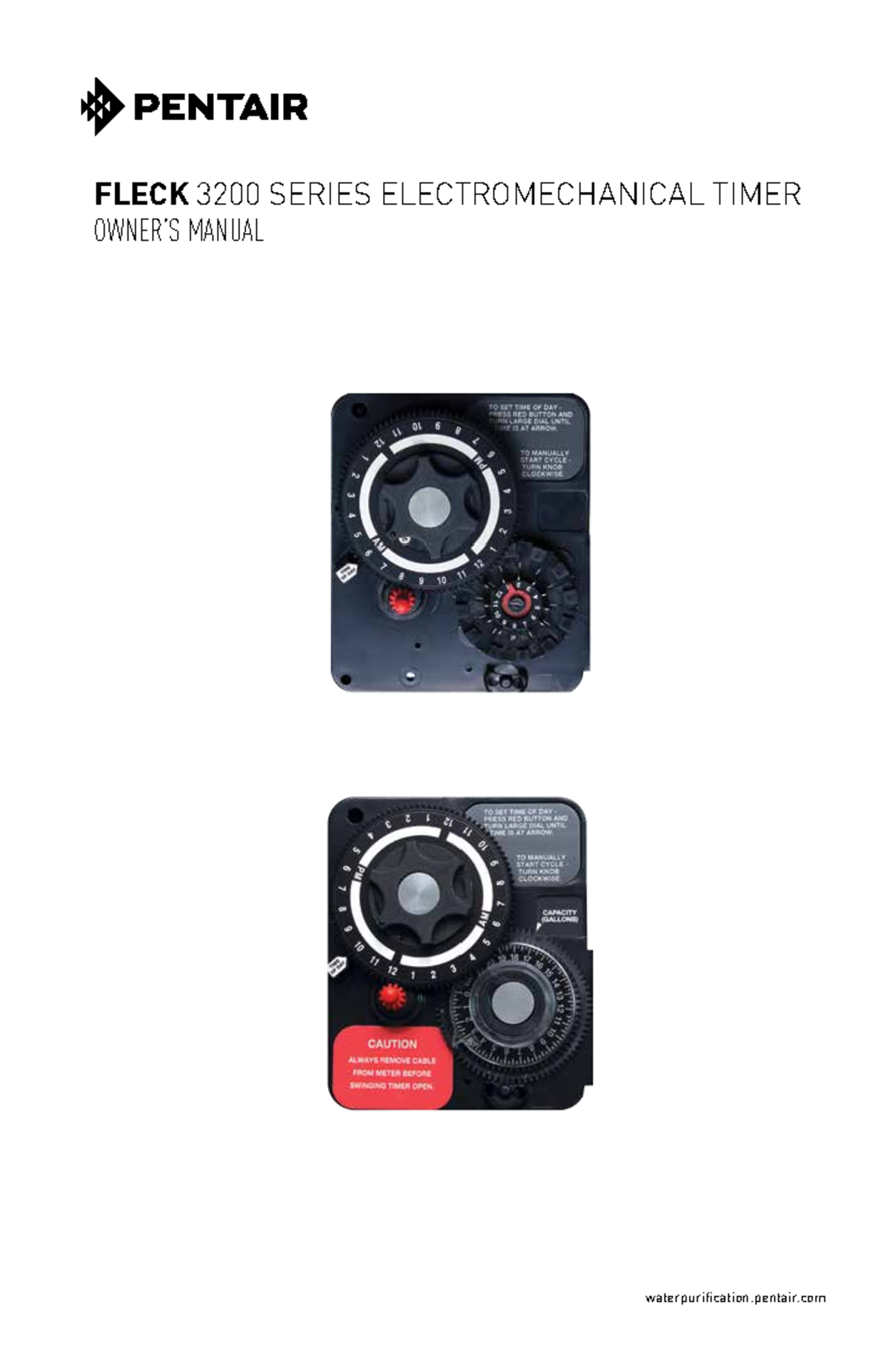 3200-Electromechanical-Timer - FLECK 3200 SERIES ELECTROMECHANICAL ...