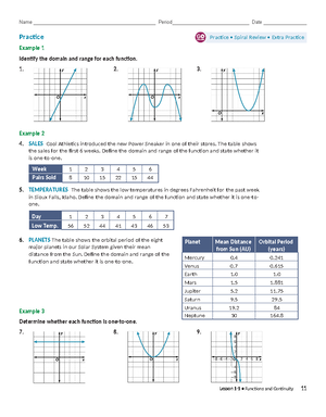 Lesson 1-5 Absolute Value - GUIDED NOTES 1 Absolute Value Graphs ...