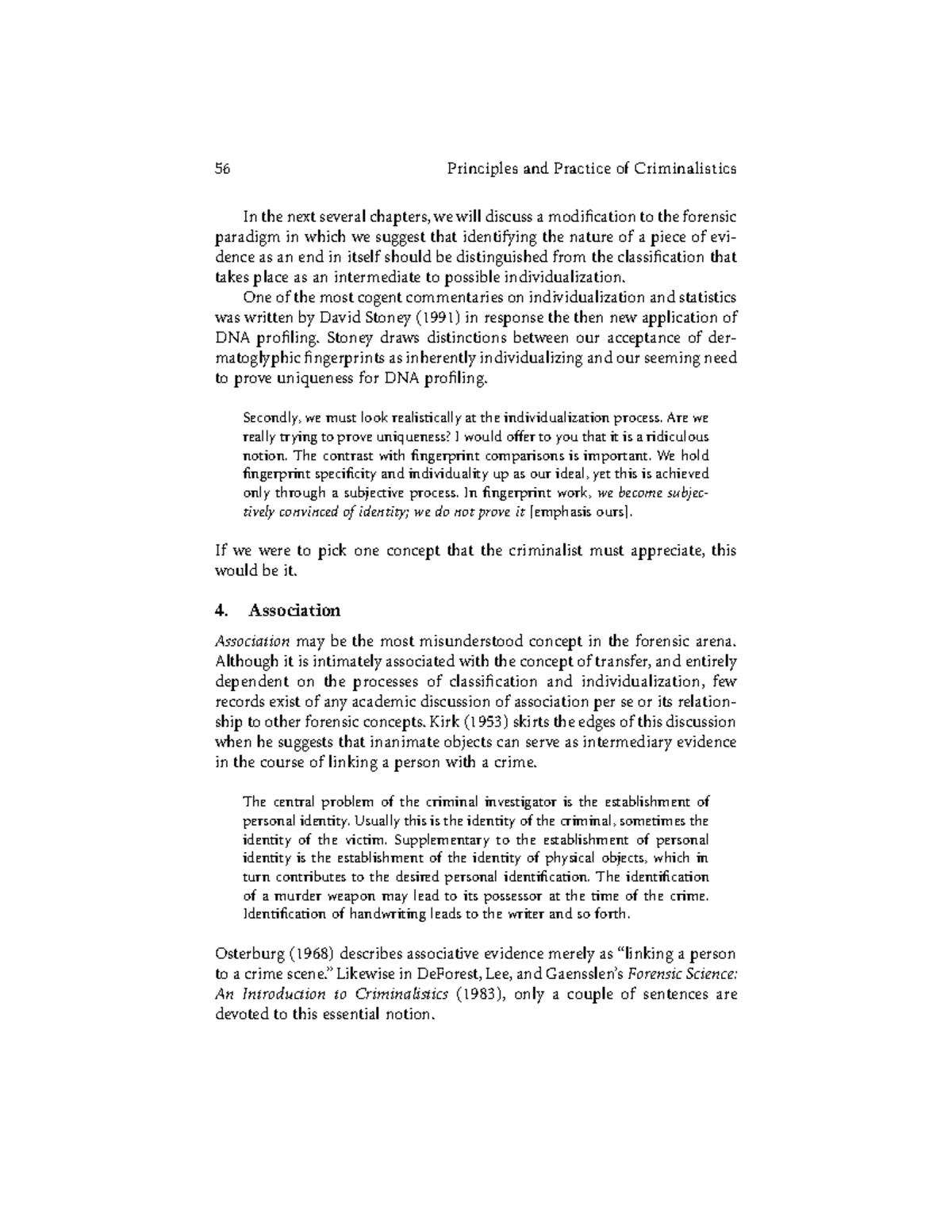 Forensic Science -43 - 56 Principles and Practice of Criminalistics In ...