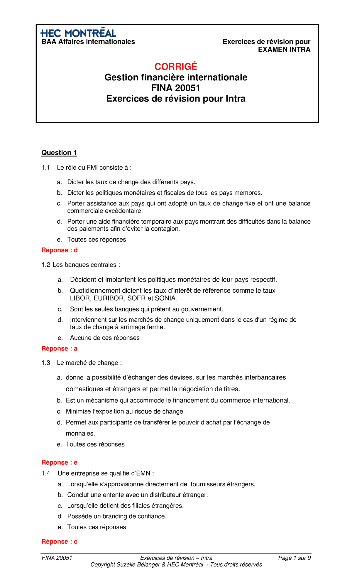 Intra Corrigé Exercices 2020 Warning Tt Undefined Function 32 Fina 20051 Exercices De