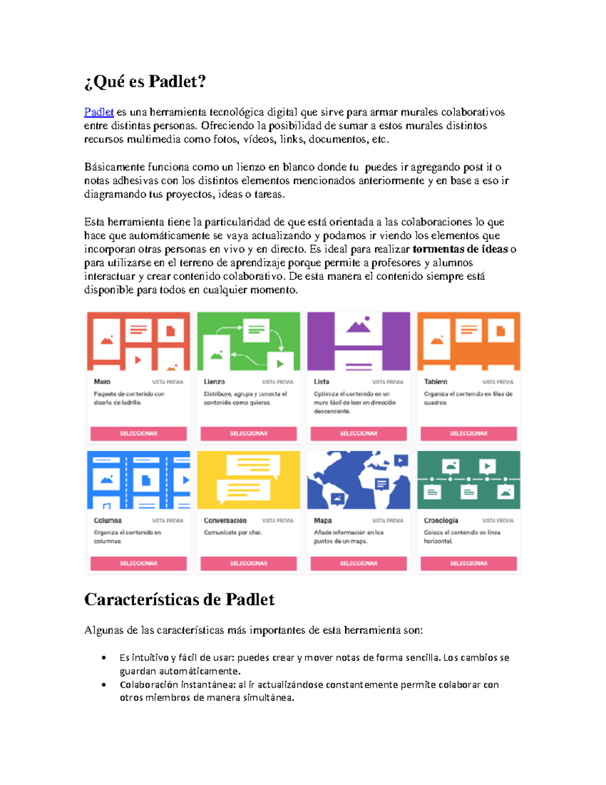 Qué es Padlet - Indicios de las pizarrones digitales - ¿Qué es Padlet? Padlet es una herramienta ...
