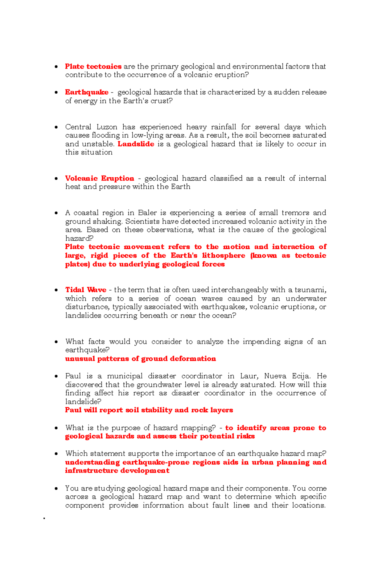 DRRR- Reviewer-2 - ASADADAD - Plate tectonics are the primary ...