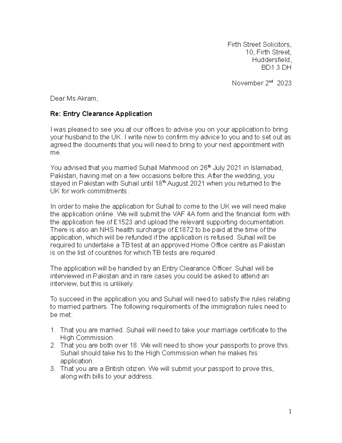 SGS 4- letter 2223 - Final - Firth Street Solicitors, 10, Firth Street ...