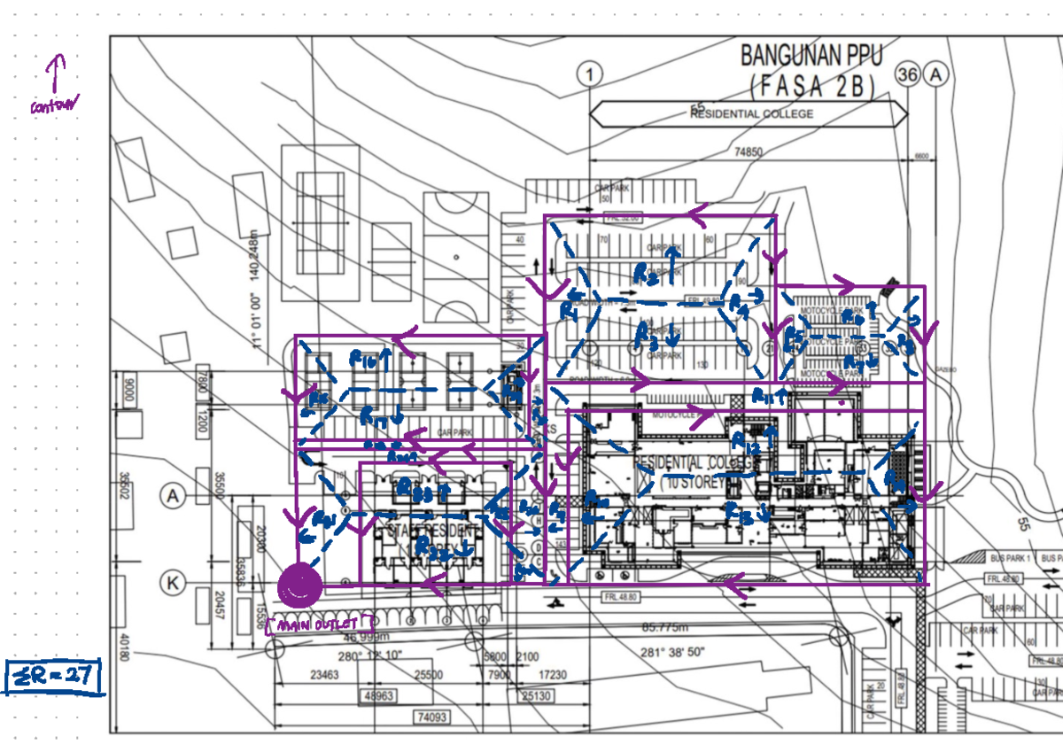 Open drainage draft - Hydraulics - ####### ↑ contour V RI [ - V ~ [not ...