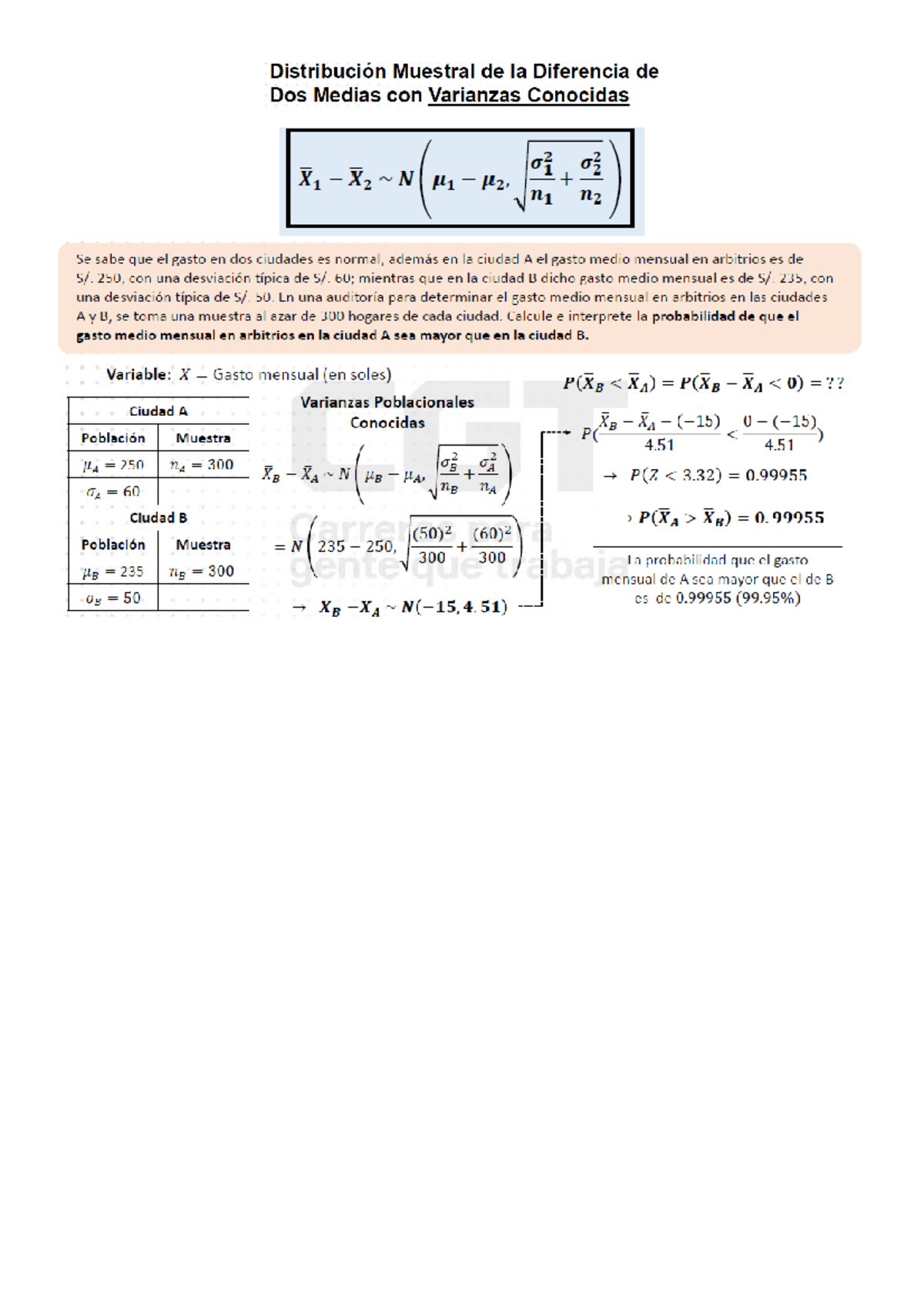 Formulas semana 2 - formulario - Estadistica Inferencial - Studocu