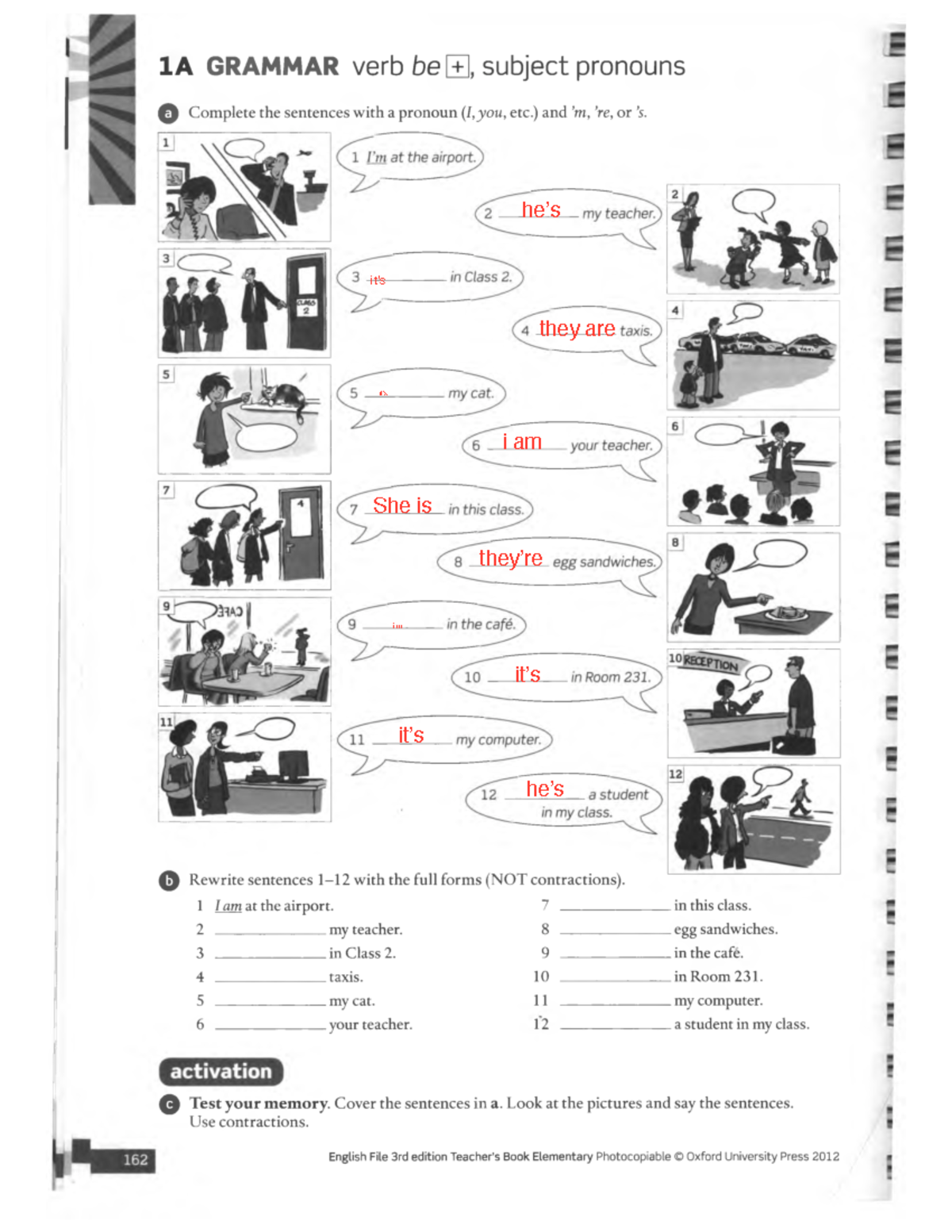 Homework Subject Pronouns And Verb To Be 1 GRAMMAR Verb B E 0 homework-subject-pronouns-and-verb-to-be-1-grammar-verb-b-e-0