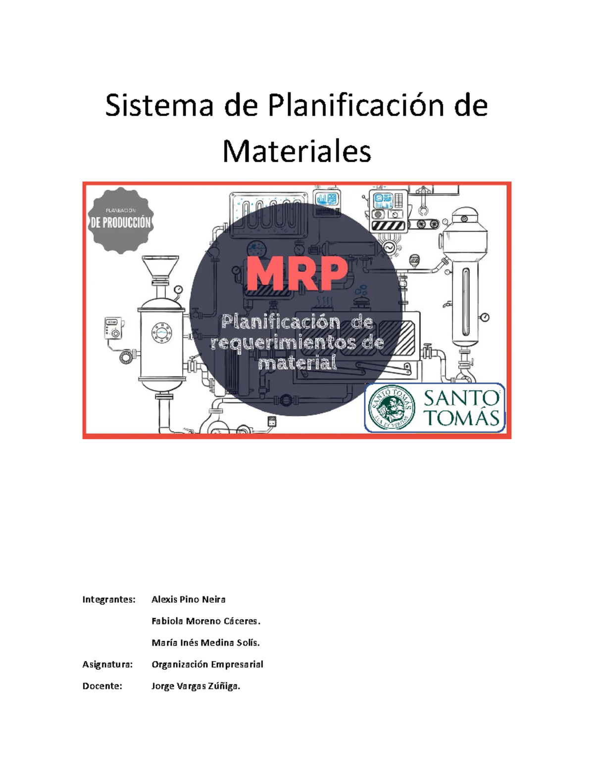Sistema de Planificación de Materiales (MRP) - Sistema de Planificación de Materiales ...