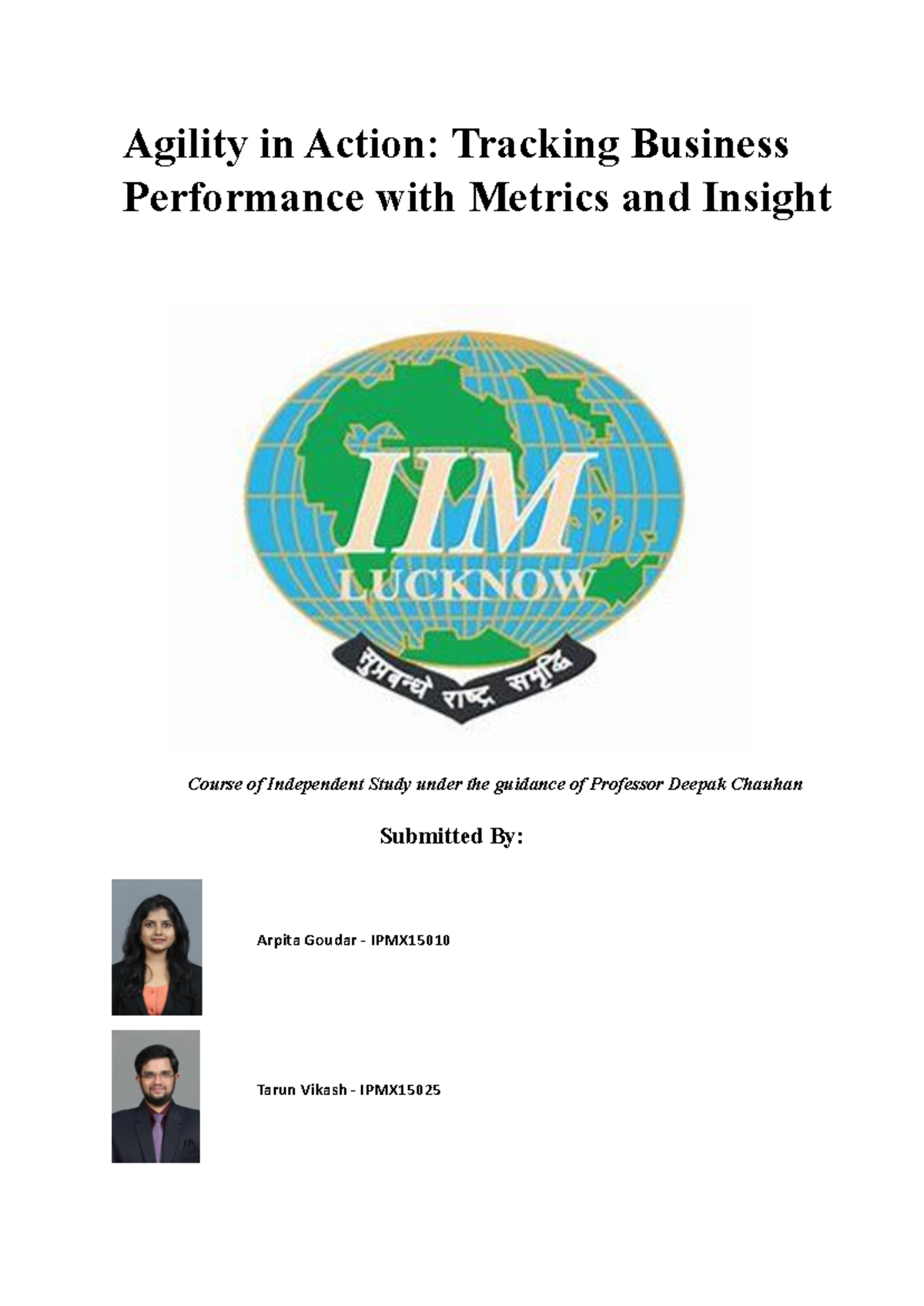 CIS Agility in Action 160223 -1 - Submitted By: Agility in Action ...