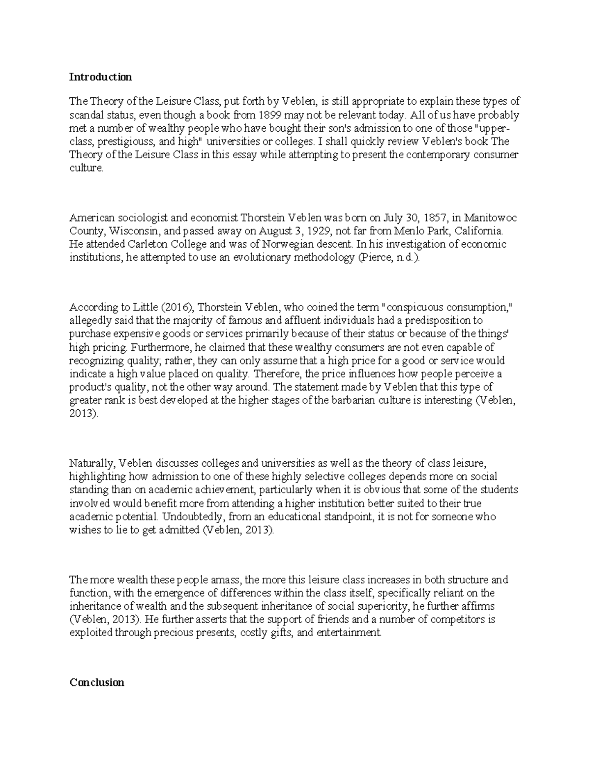 SOC1502 Learning journal unit 3 - Introduction The Theory of the ...