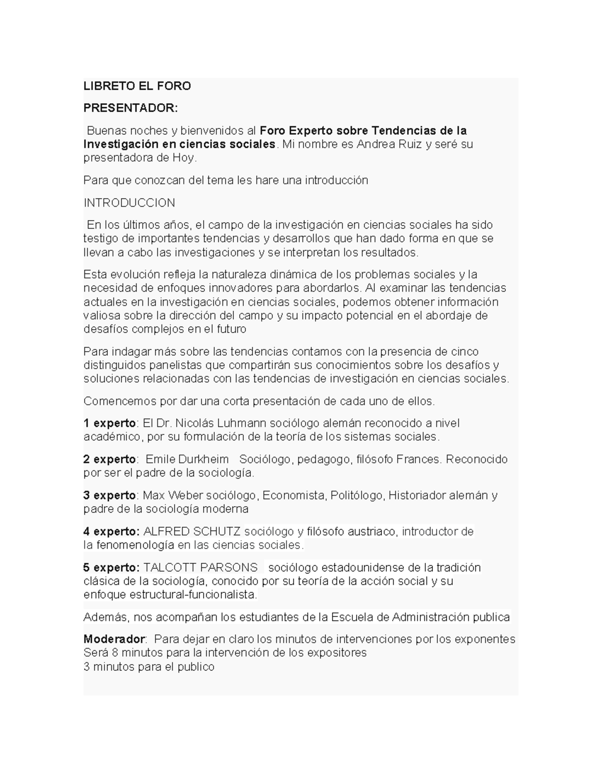 Libreto DE LAS Tendencias DE LA Ciencia Sociales - LIBRETO EL FORO ...