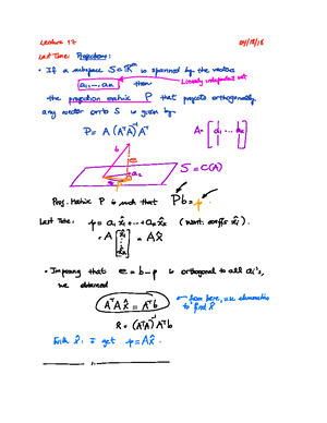 Textbook Homework Linear Algebra - section mm ÉÉÉÉ T ÉÉ not infinite ...