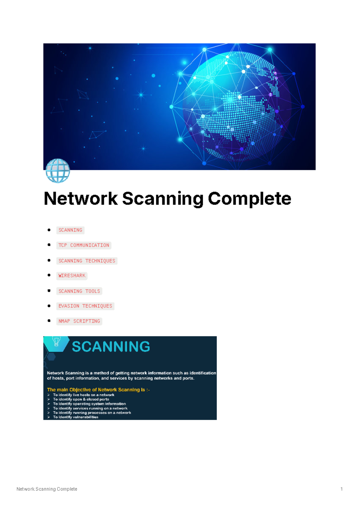 Wireshark guide - 🌐 Network Scanning Complete SCANNING TCP ...