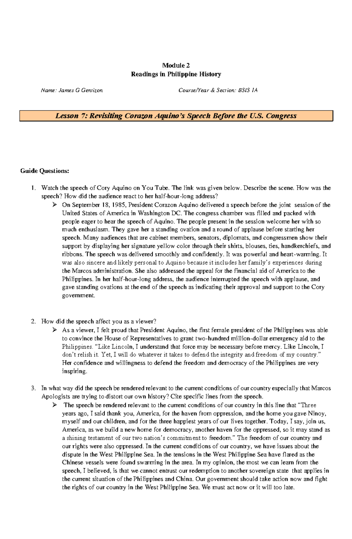 RIPH Activity 7(finished output) - Module 2 Readings in Philippine History Name: James G ...