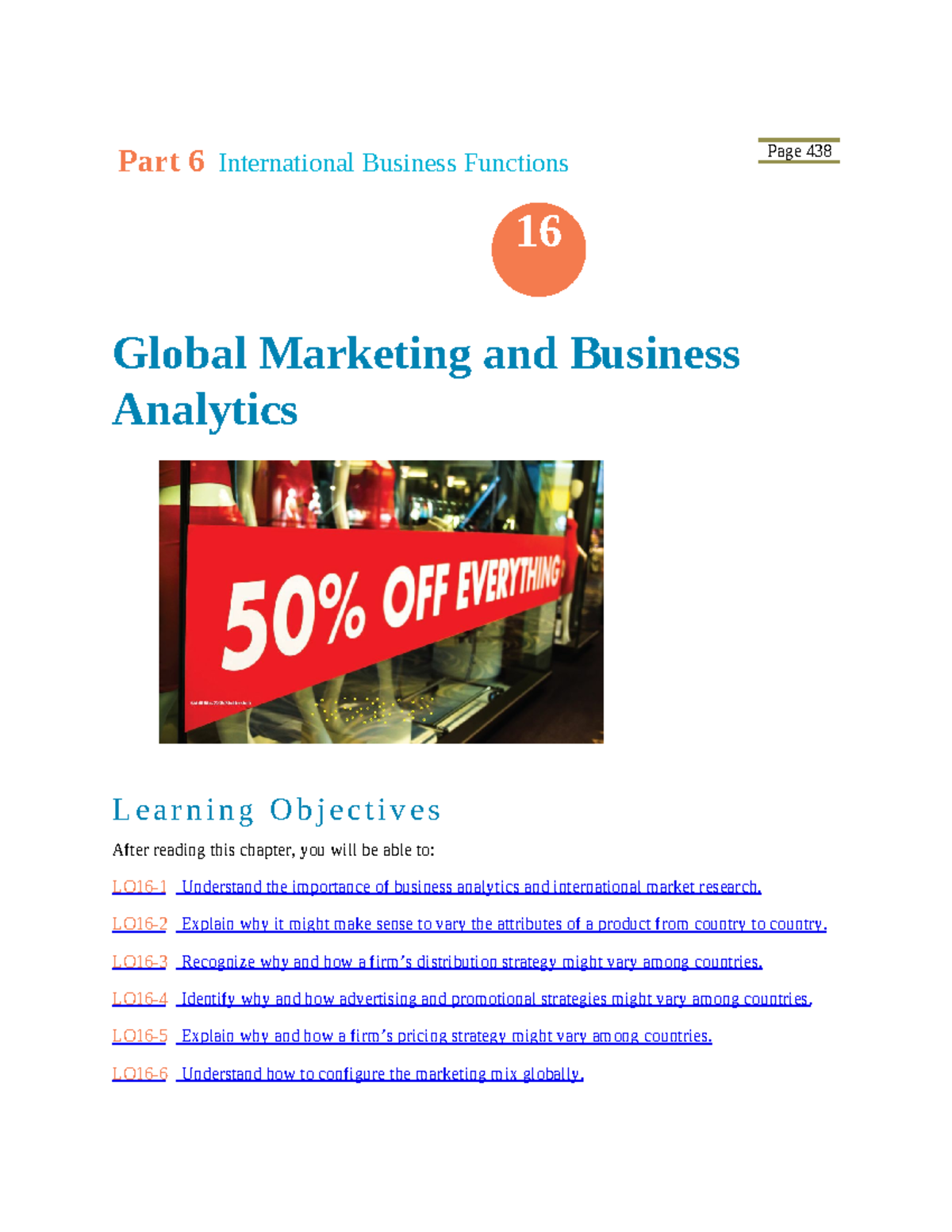 Part 6 - Chapter 16 - Global Marketing - Global Business Today- 11 e ...