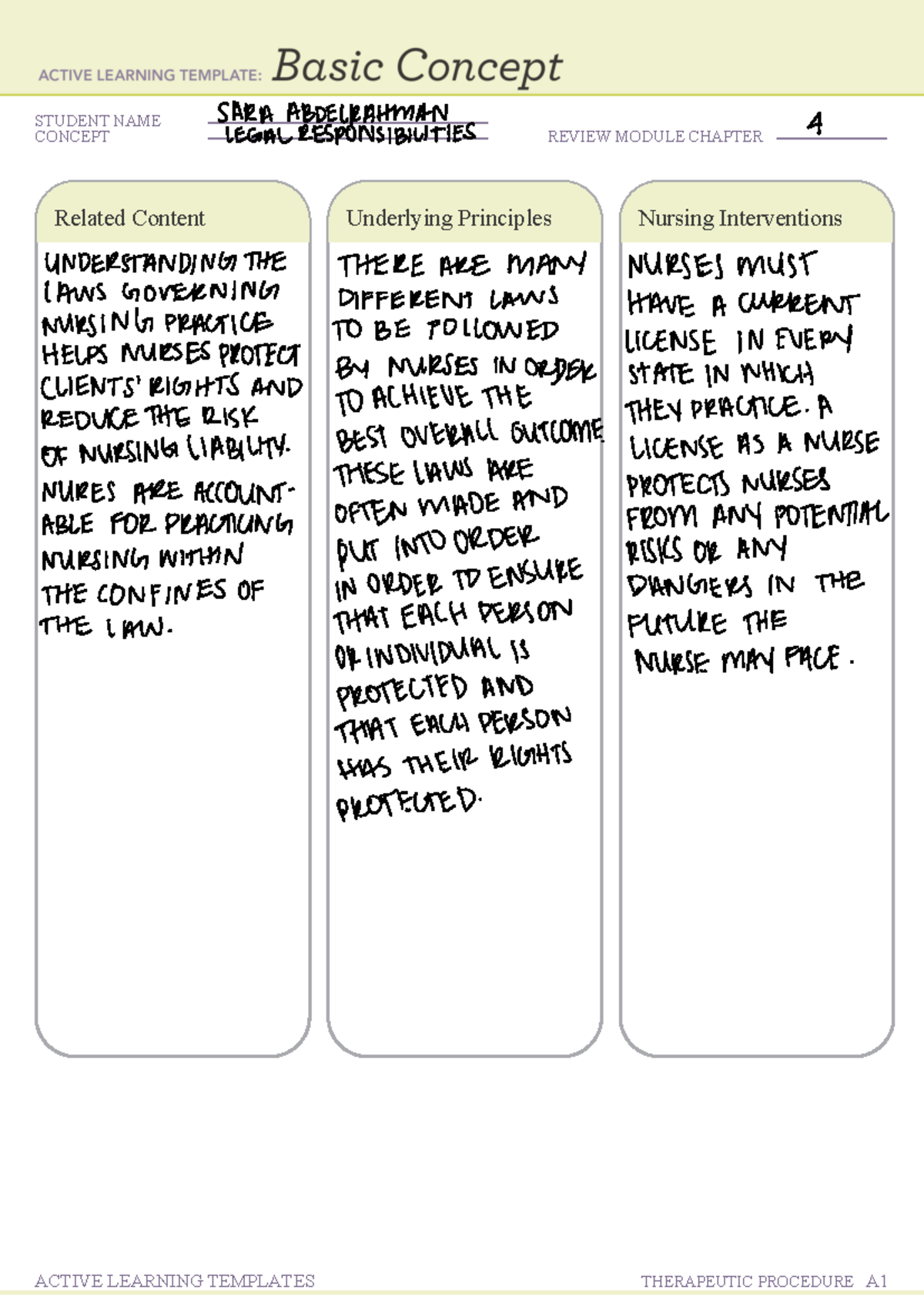 Basic Concept-1 - ATI - STUDENT NAME CONCEPT REVIEW MODULE CHAPTER Related Content Underlying ...