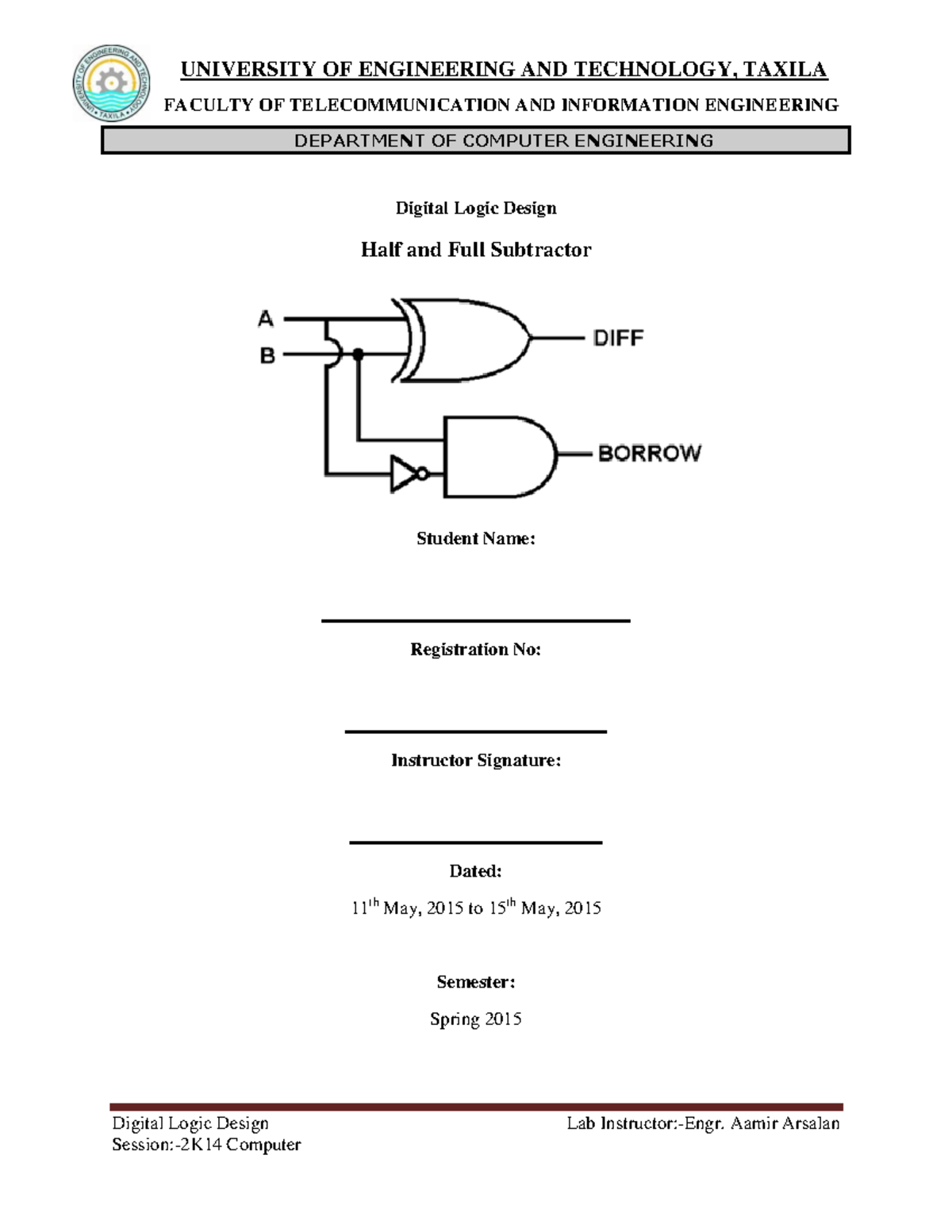 Lab Manual No 05 - FACULTY OF TELECOMMUNICATION AND INFORMATION ...