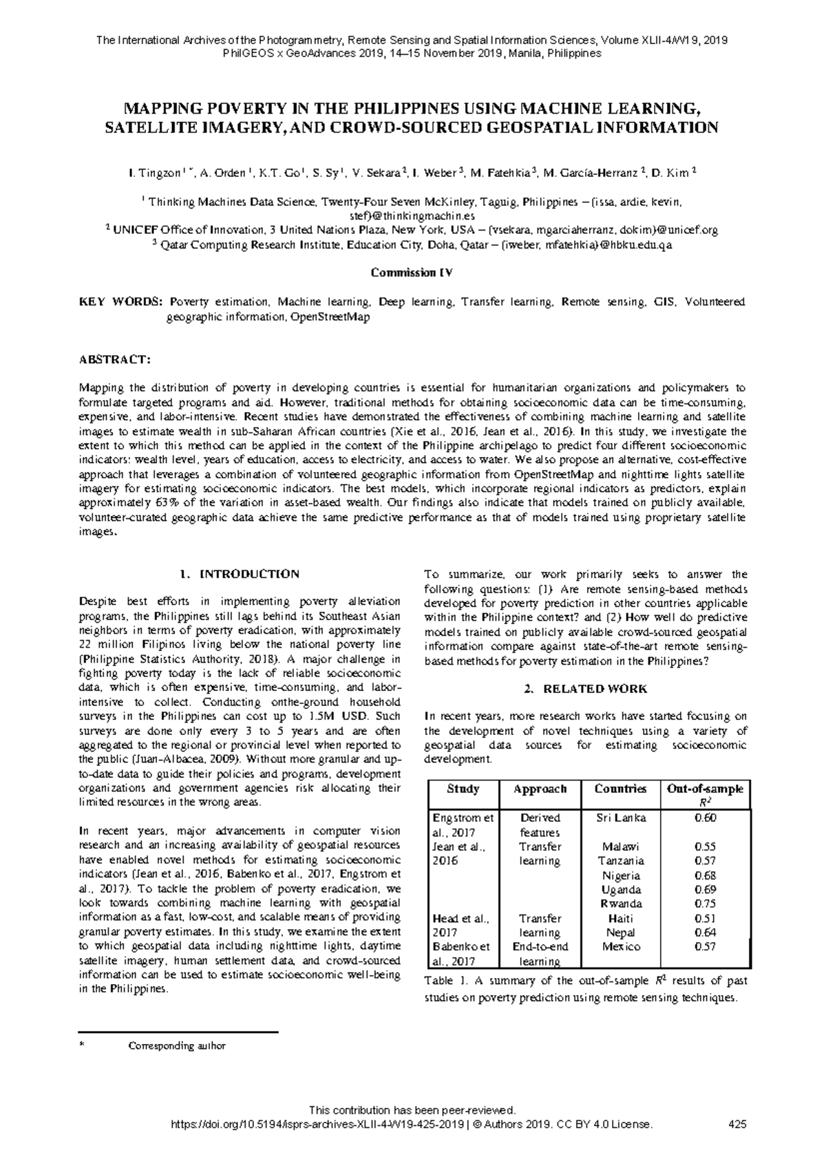 Poverty-5 - Poverty and the use of Machine Learning - MAPPING POVERTY ...