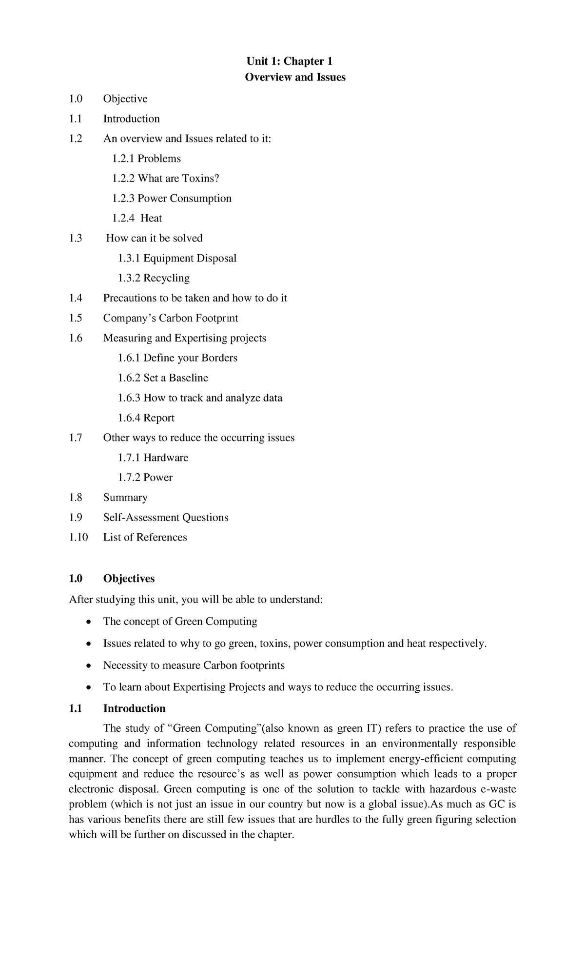 Green Computing - important and useful - Unit 1: Chapter 1 Overview and ...