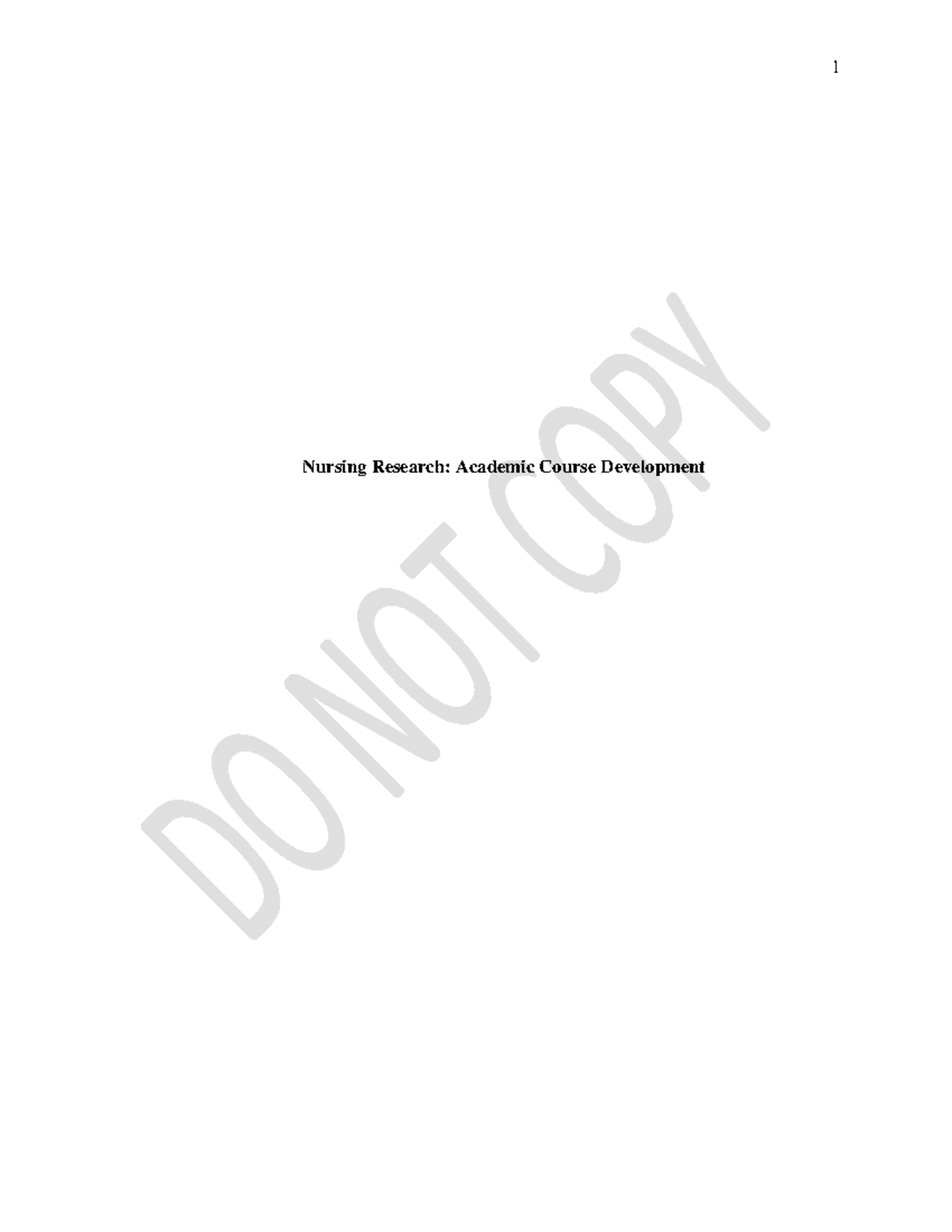 10 - Assignments completed in my bachelors degree - Nursing Research ...