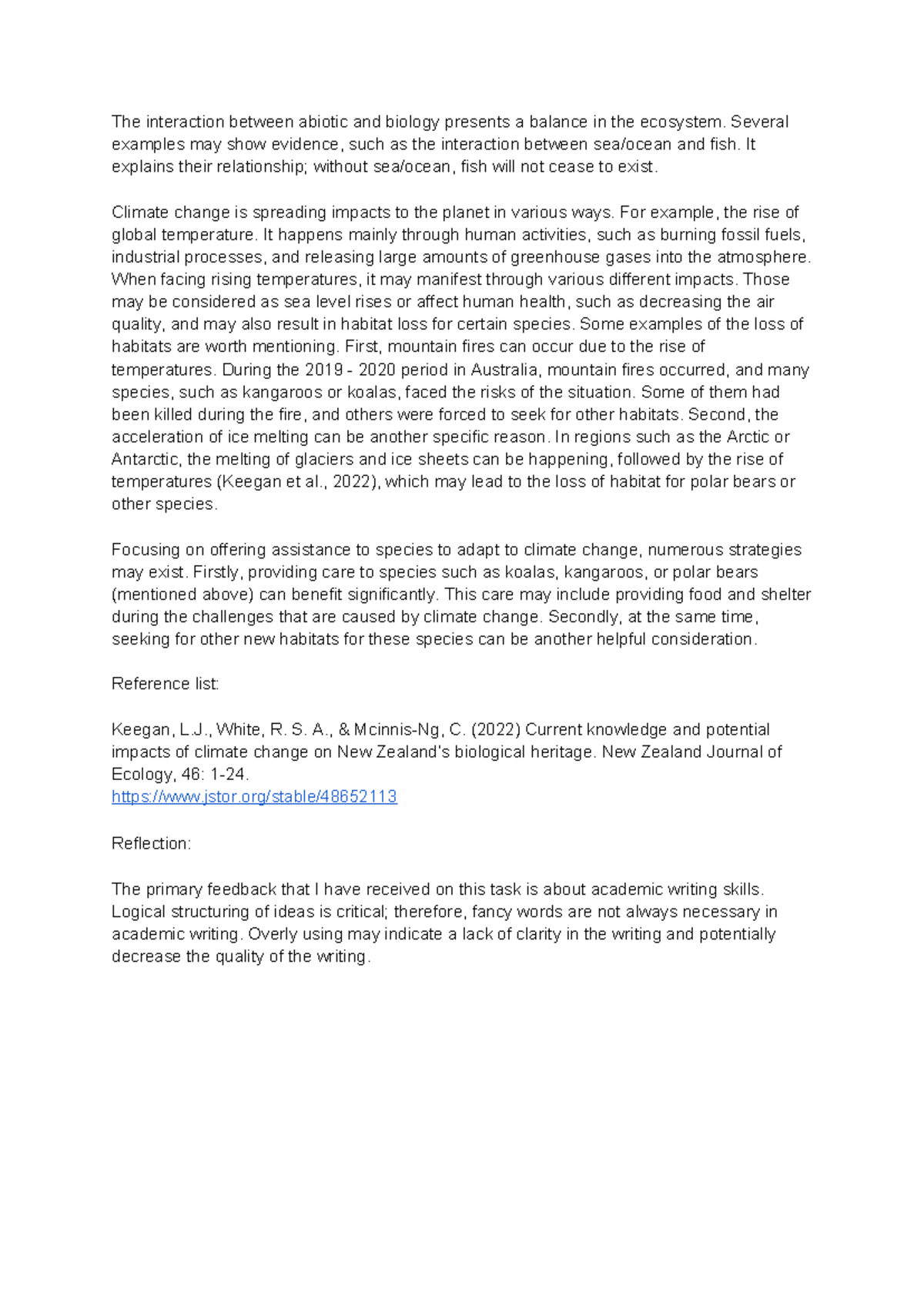 Synopsis Draft - 0.0 - The interaction between abiotic and biology ...