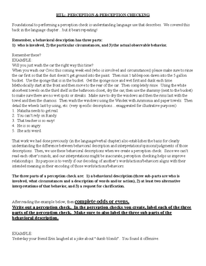 Ch.4 Interpersonal Communication - Self-concept: the relatively stable ...