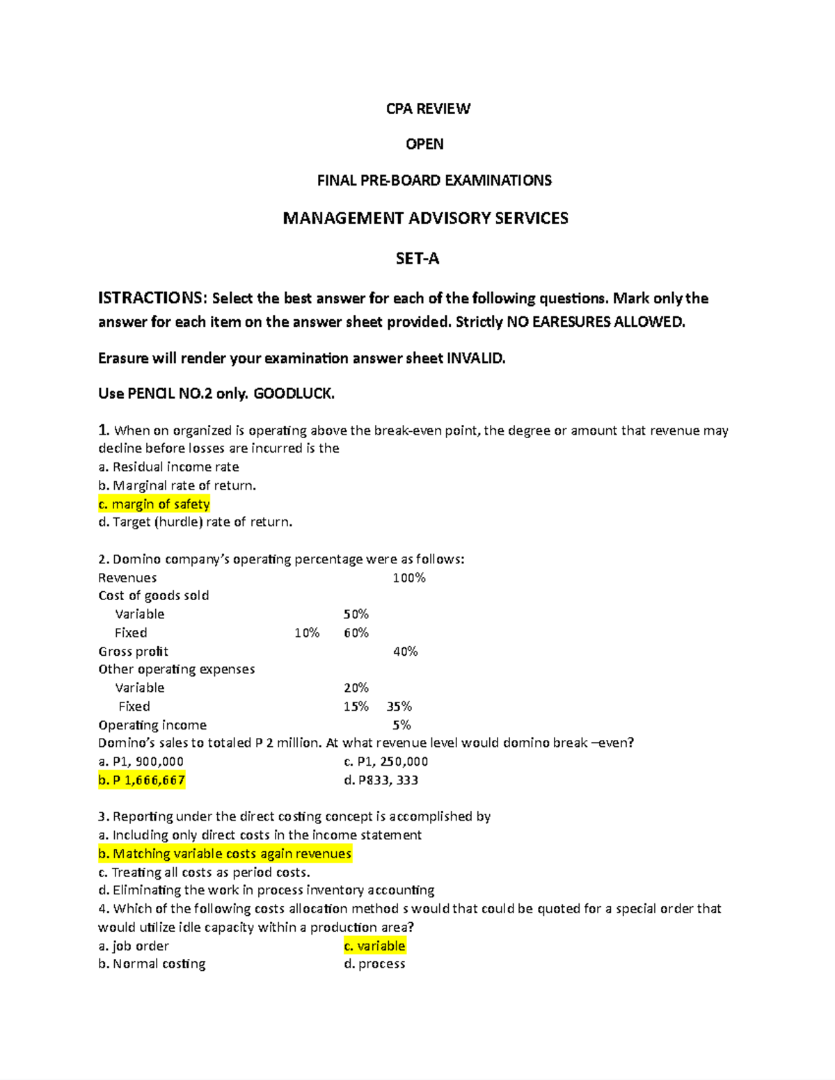 Open management advisory services set-a.docx - Google Docs - CPA REVIEW ...