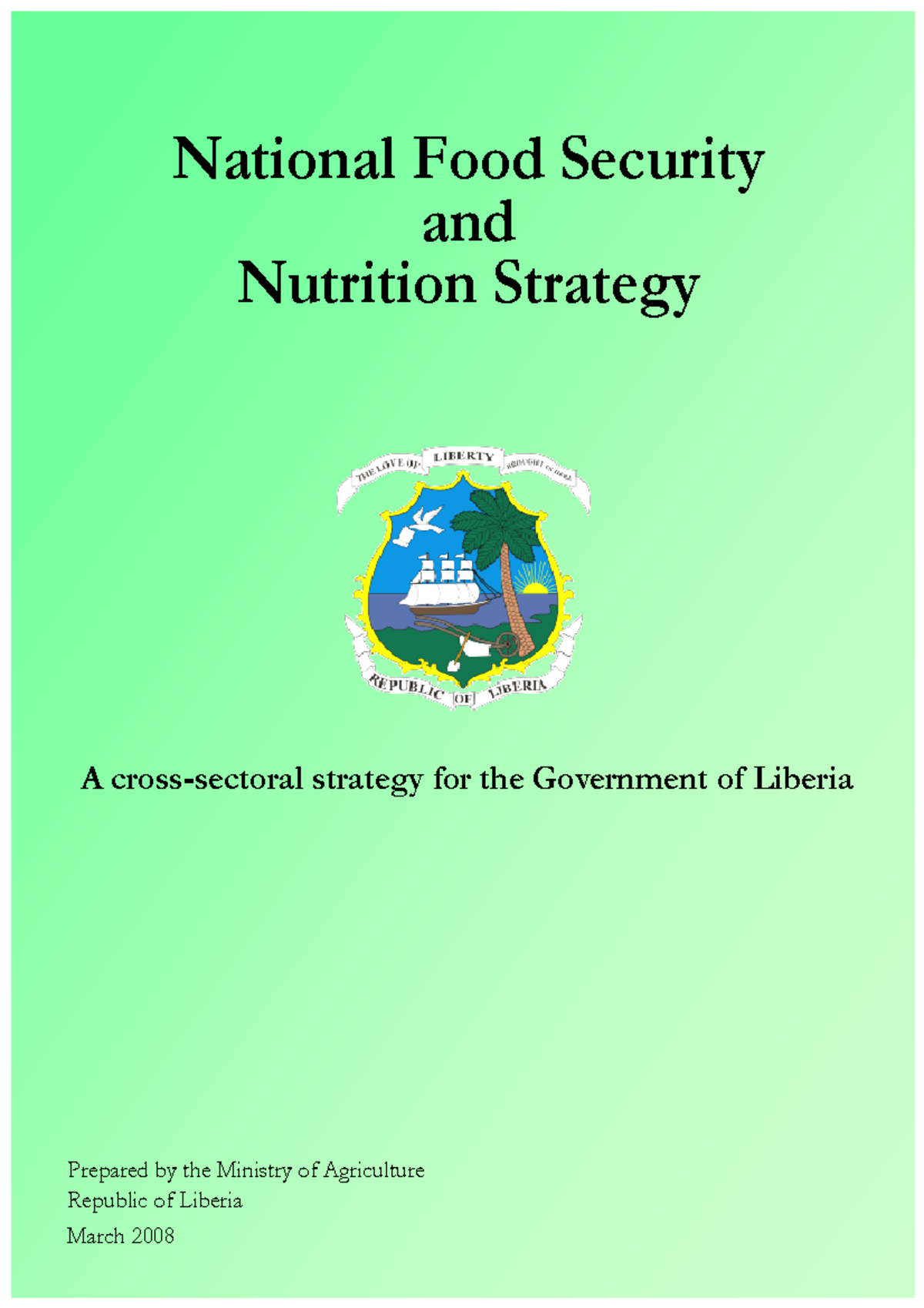 National Food Security and Nutrition Strategy Mar08 0 - 1 National Food ...