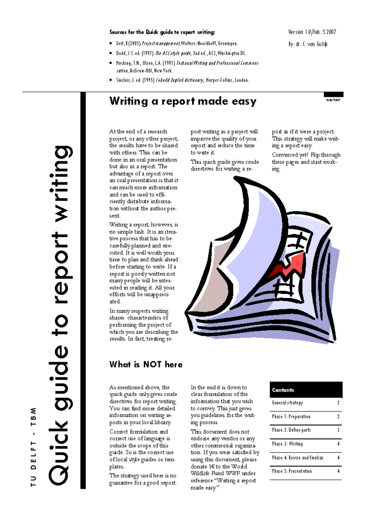 Quick guide to report writing - - Studeersnel