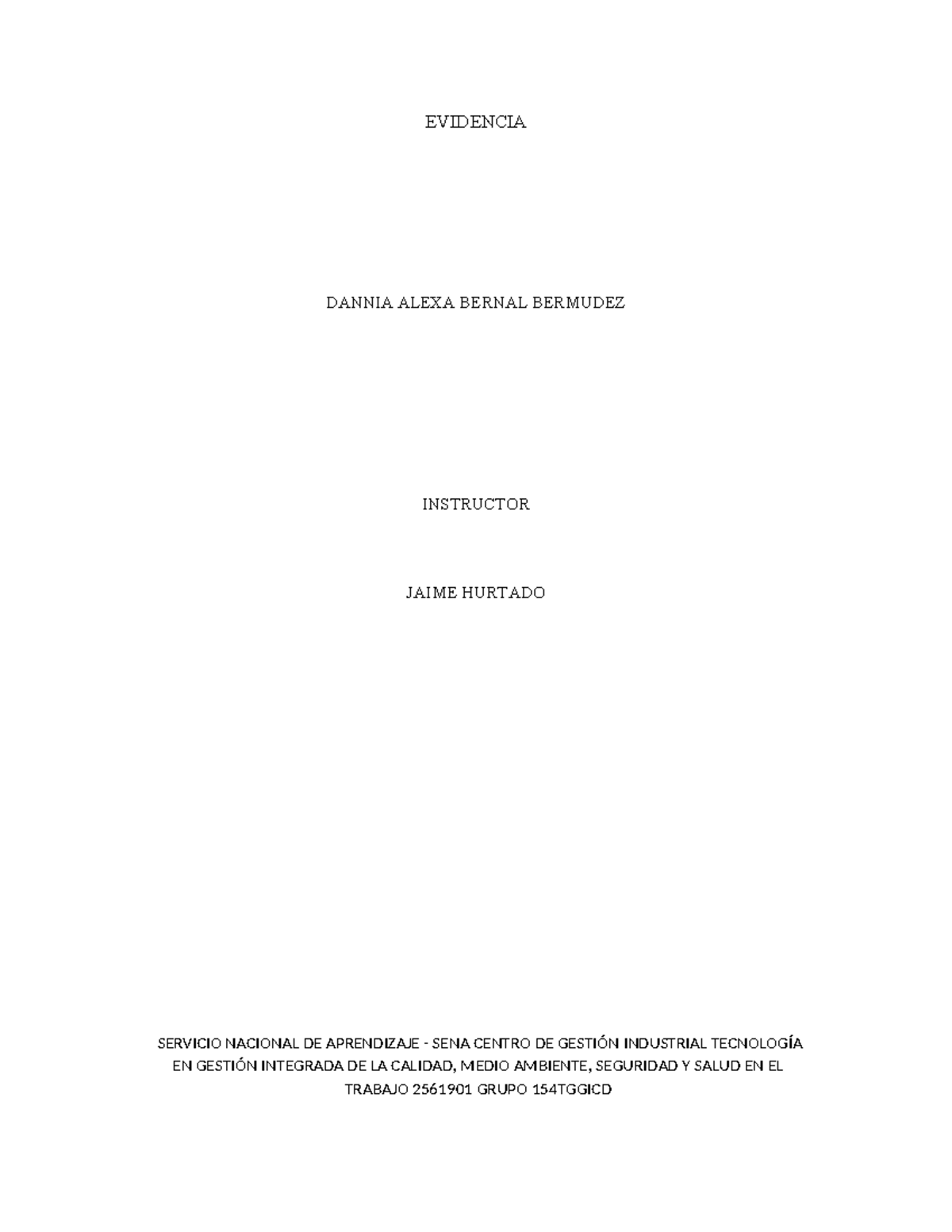 Evidencia Ingles 1 - gtttttttttttttttttttttttttttttttttttt - EVIDENCIA ...