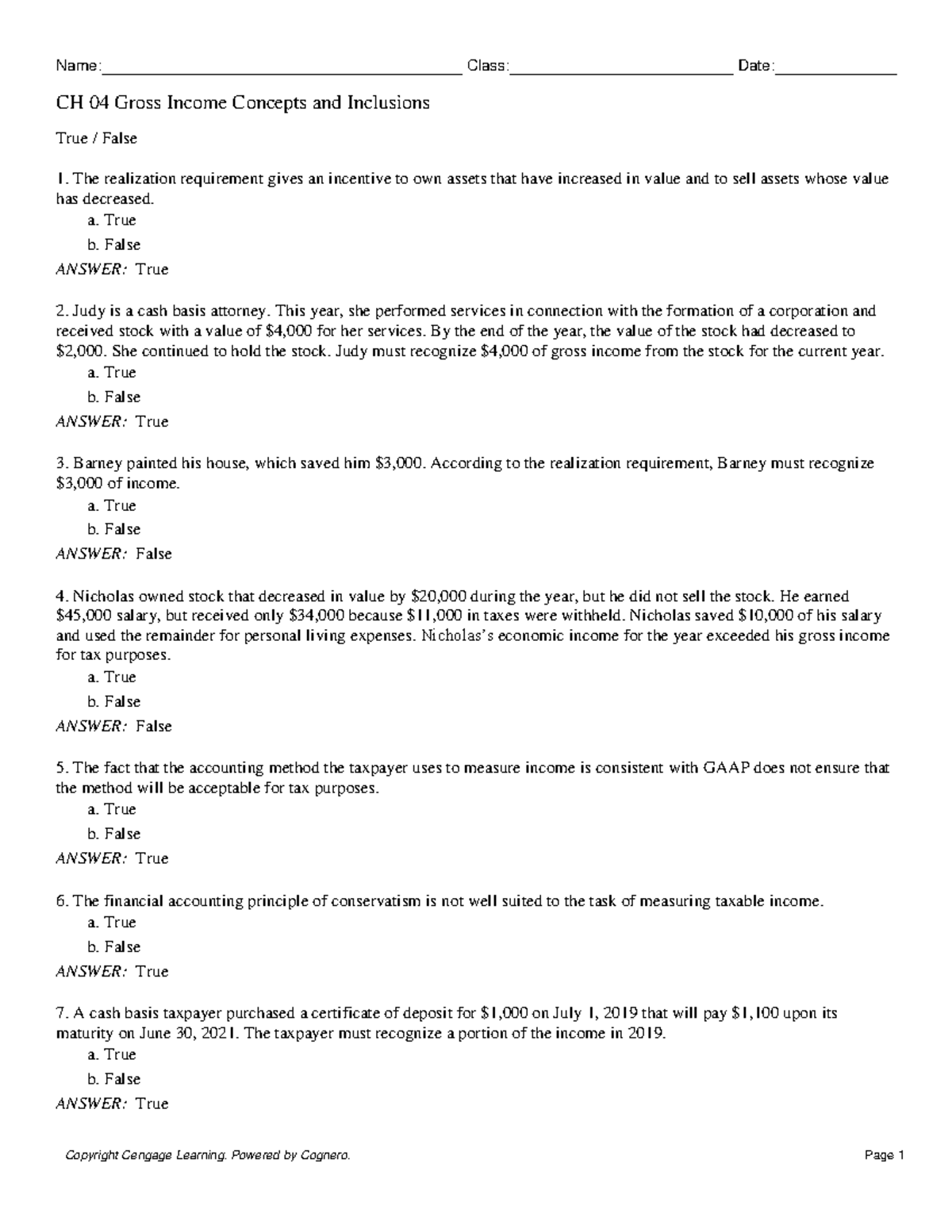 CH 04 Gross Income Concepts and Inclusions - The realization ...