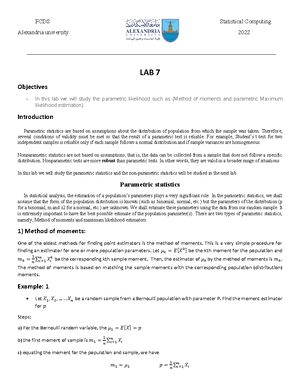 Lab 9 practical with R language - FCDS Alexandria university ...