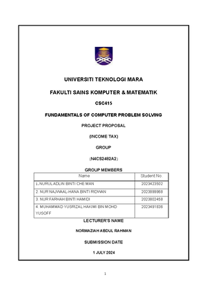 Flowchart group project csc - 3.2 Flowchart for main function Start Read answer to start the ...
