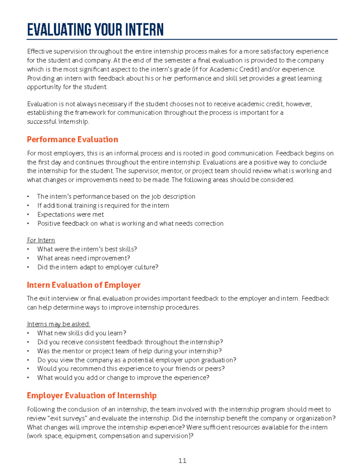 Evaluating-intern - N/A - 11 Evaluating Your INtern - Studocu