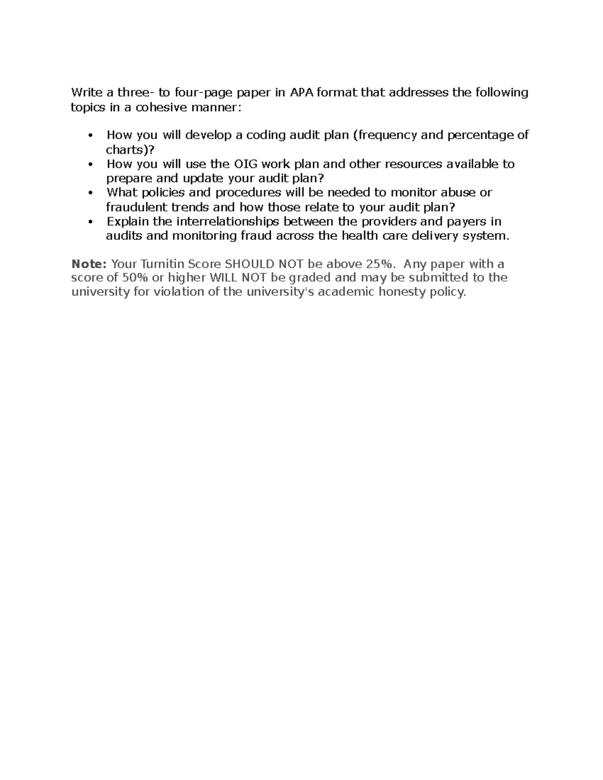 WEEK 1 Lecture Notes Write A Three To Four page Paper In APA