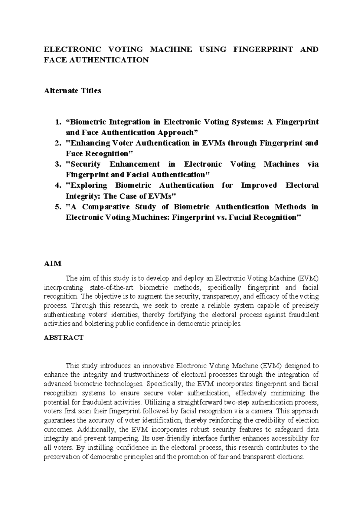 Machine Learnig - ELECTRONIC VOTING MACHINE USING FINGERPRINT AND FACE ...